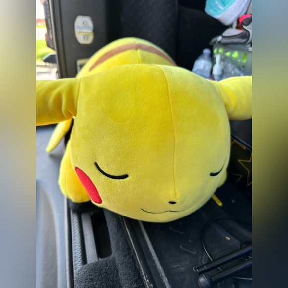 Pokemon | Toys | Sleeping Pikachu Plush | Poshmark